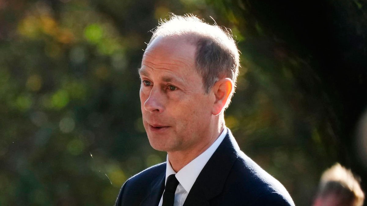 Prince Edward does not shake hands with people, why?