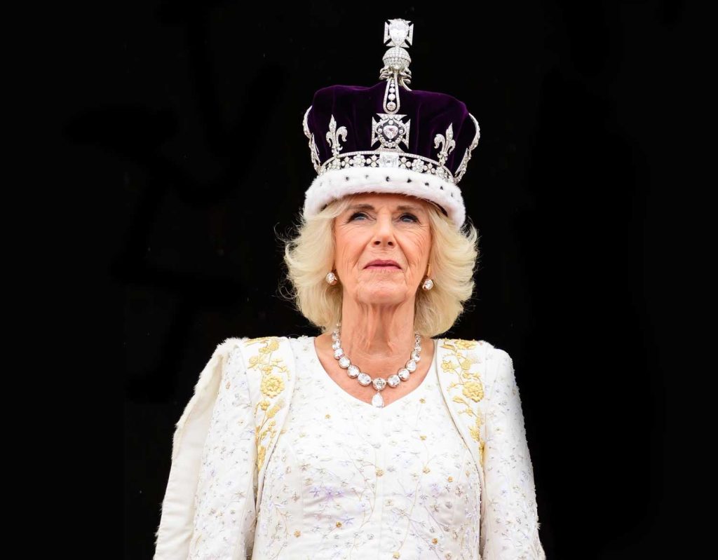 Queen Camilla, the visible head of the British crown
