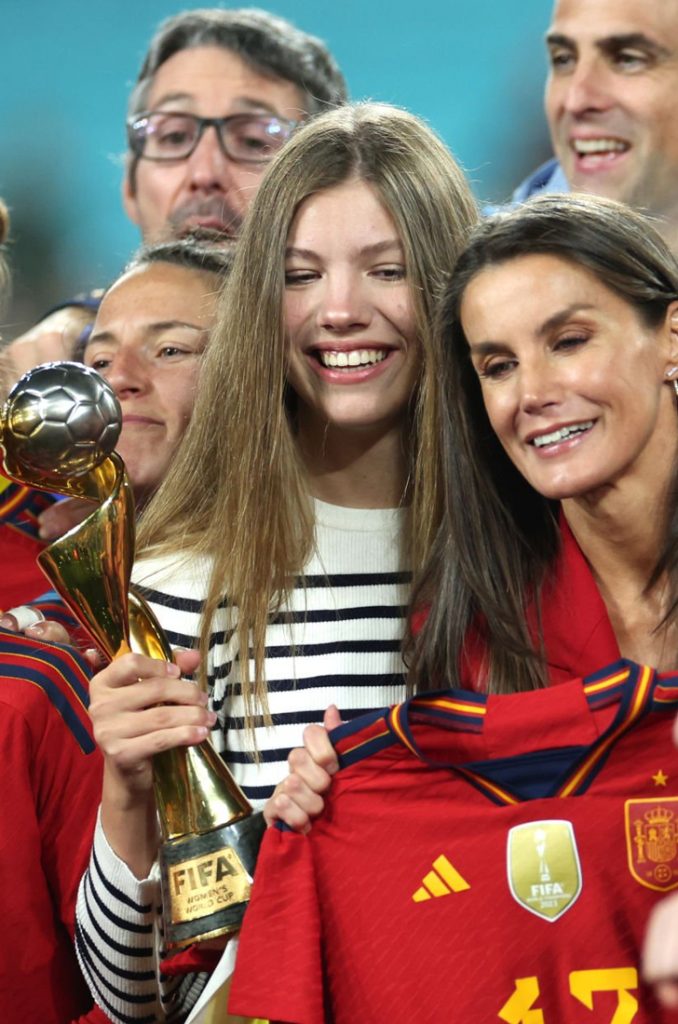 PHOTOS: Letizia and Infanta Sofia at the Women's World Cup Final
