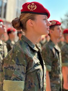 Princess Leonor's military styling: skinnier and new hairstyle