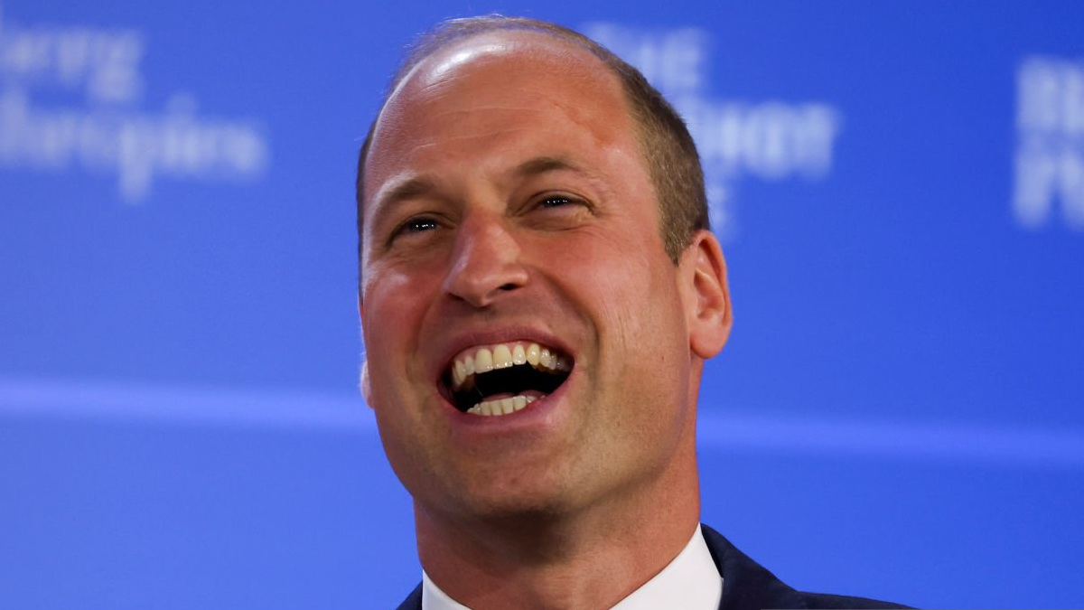 VIDEO: Prince William's joke about his butt