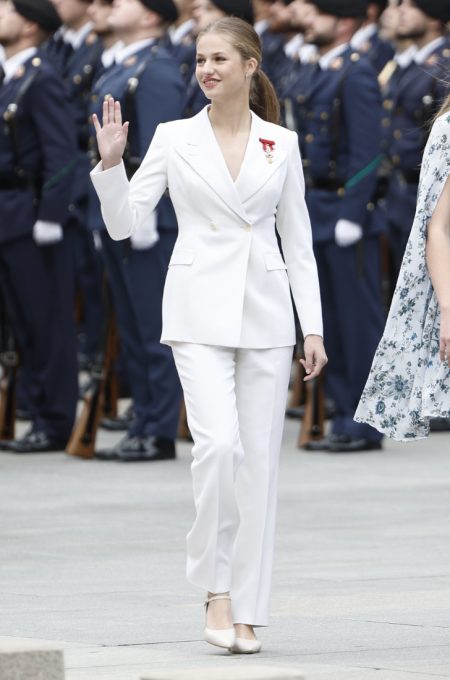 Princess Leonor's styling at the oath to the Constitution
