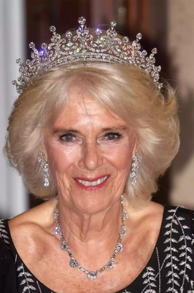 Queen camilla tiara Girls of Great Britain and Ireland: What's the story?