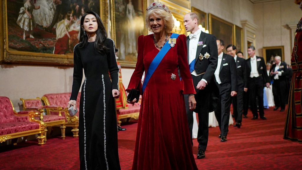 PHOTOS: Queen Camilla wore the Burmese ruby tiara