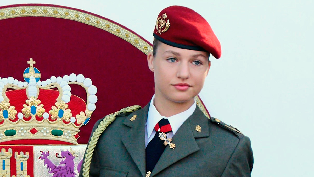 Princess Leonor's military training of February 2024