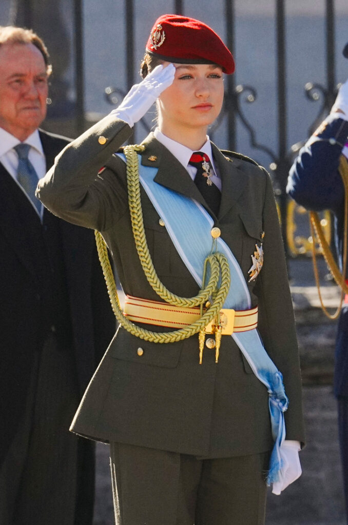 Princess Leonor's military training in the Spanish Army