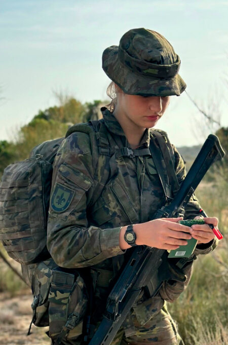 Military training of Princess Leonor de Borbón | Feb. 2024