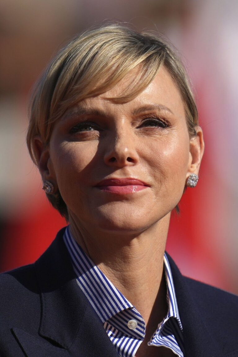 Princess Charlene's Fashion Choices at Monte-Carlo Country Club