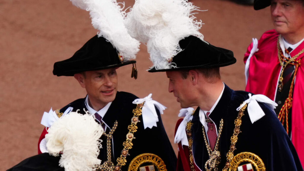 Prince William at the Order of the Garter Ceremony