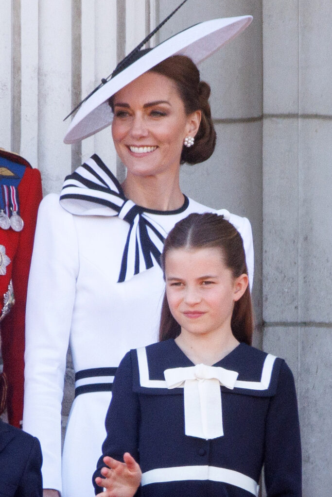 Kate and Princess Charlotte at Trooping the Colour 2024