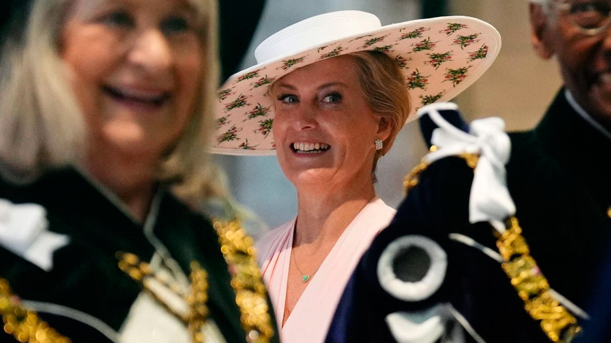 Sophie of Edinburgh's style at the Order of the Thistle