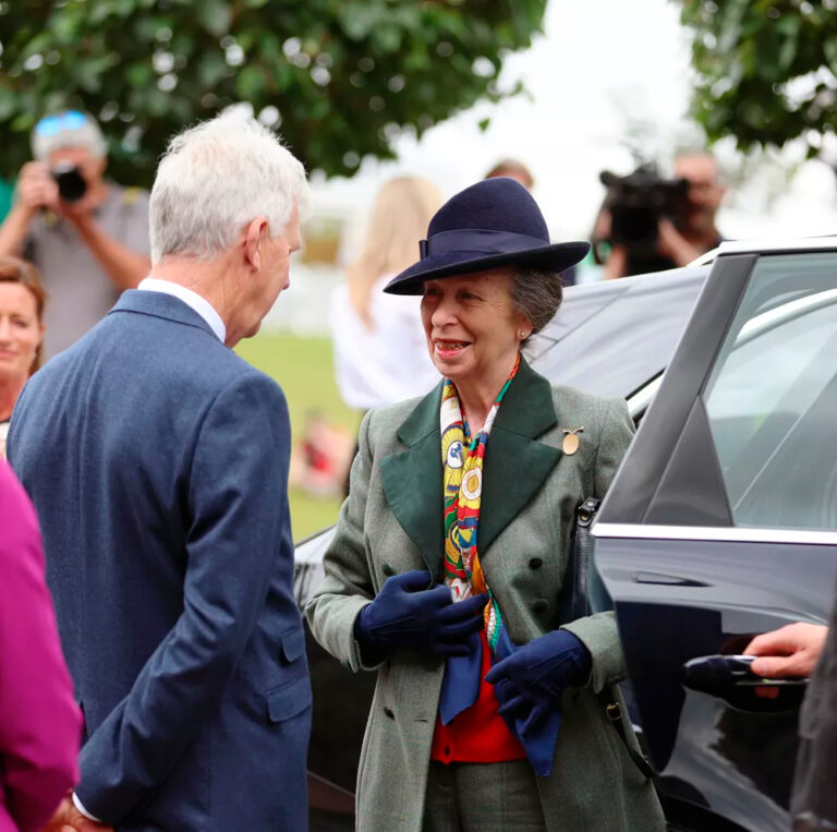 Princess Anne in Gloucester After Horse Riding Accident