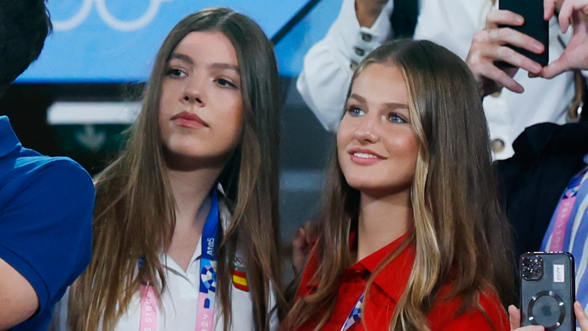 Princess Leonor and Infanta Sofia at Paris Olympics 2024
