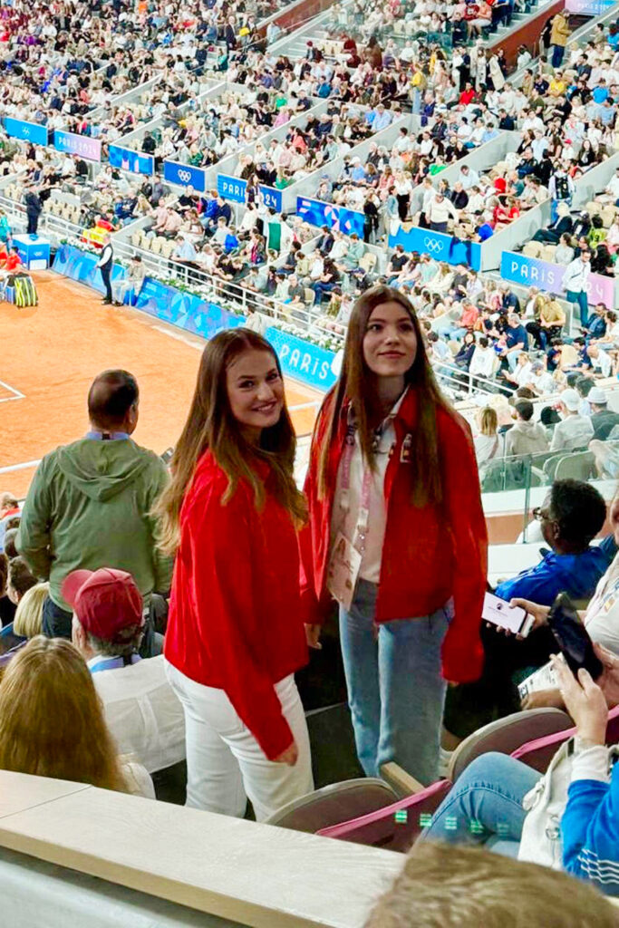Princess Leonor and Infanta Sofia at Paris Olympics 2024