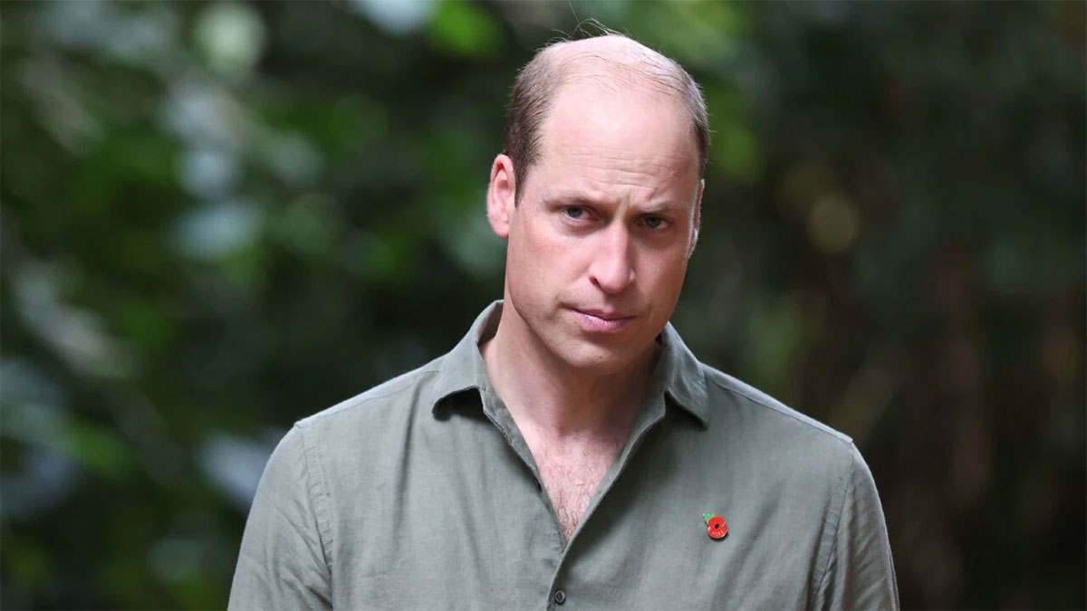 What happened to Prince William's beard?