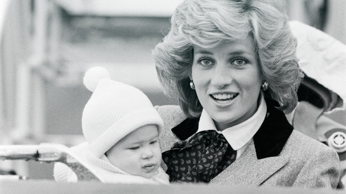 Princess Diana's Tender Moment at Prince Harry's Christening