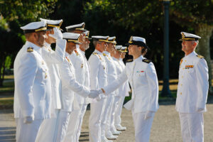 Princess Leonor Begins Naval Training in White Uniform
