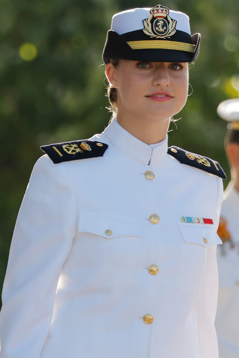 Princess Leonor Begins Naval Training in White Uniform