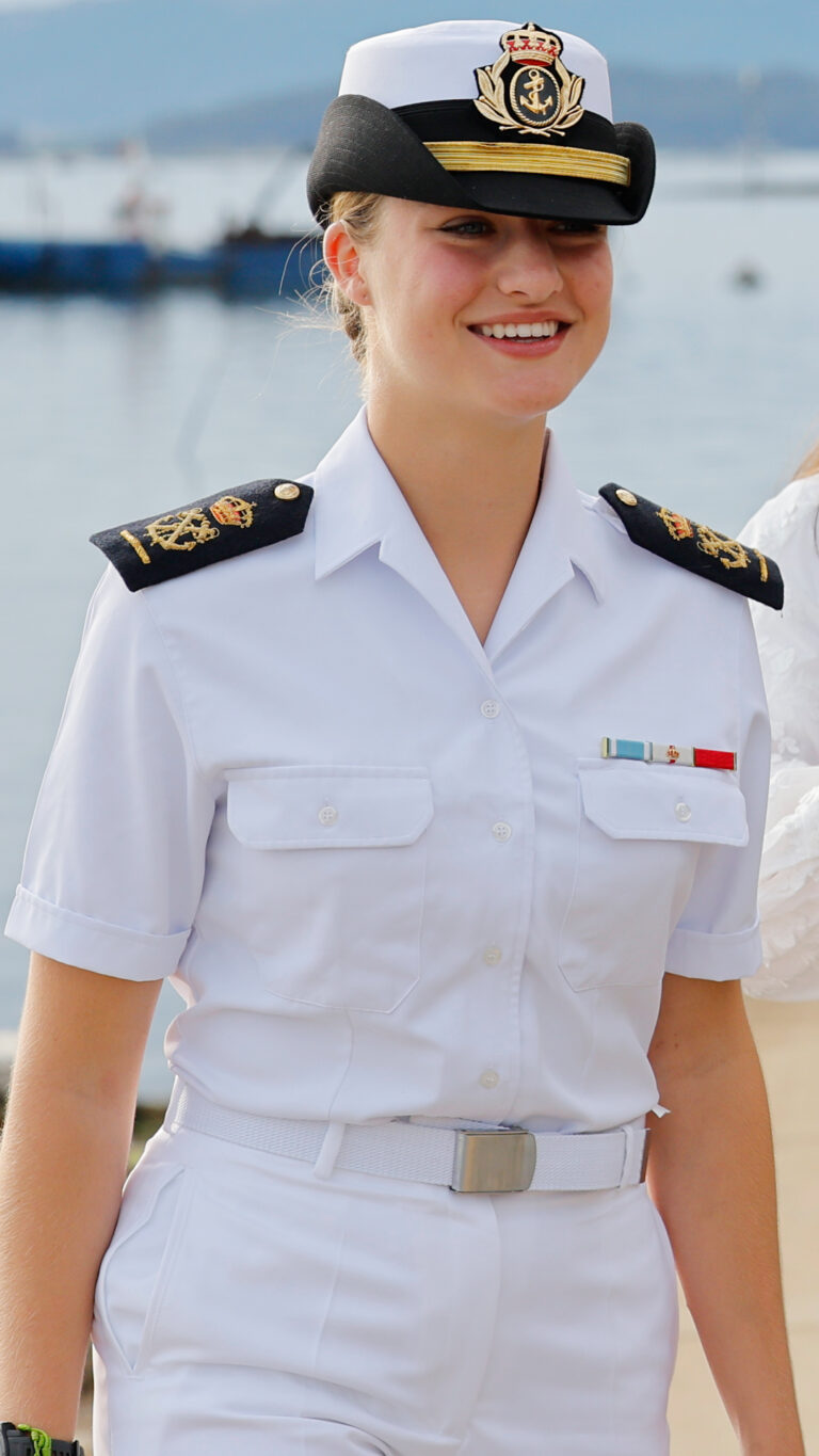 Felipe and Letizia Visit Princess Leonor at Naval Academy