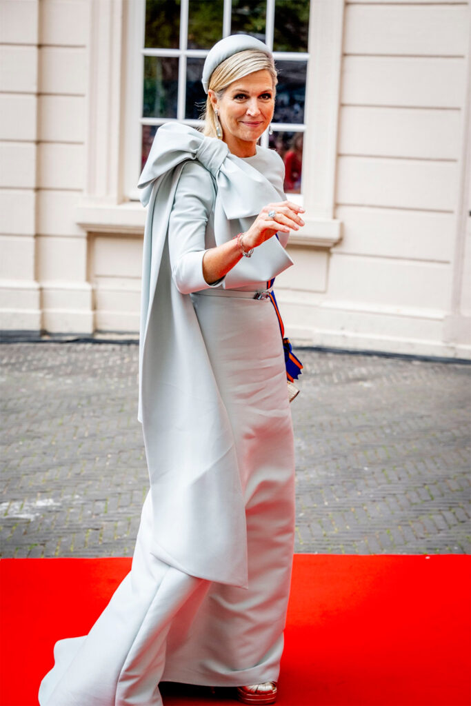 Queen Maxima in Claes Iversen Dress at Prinsjesdag