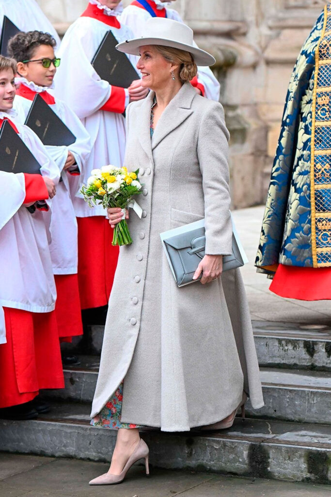 Duchess of Edinburgh in Suzannah Coat and Jane Taylor Hat