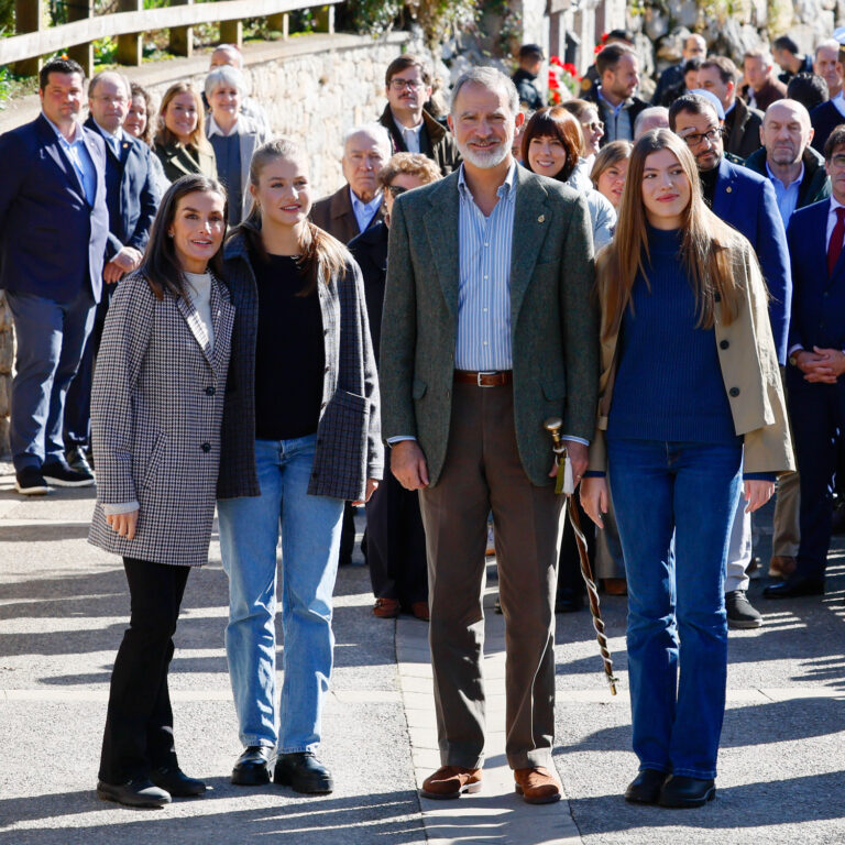 Spanish Royal Family Visits the Exemplary Village Sotres