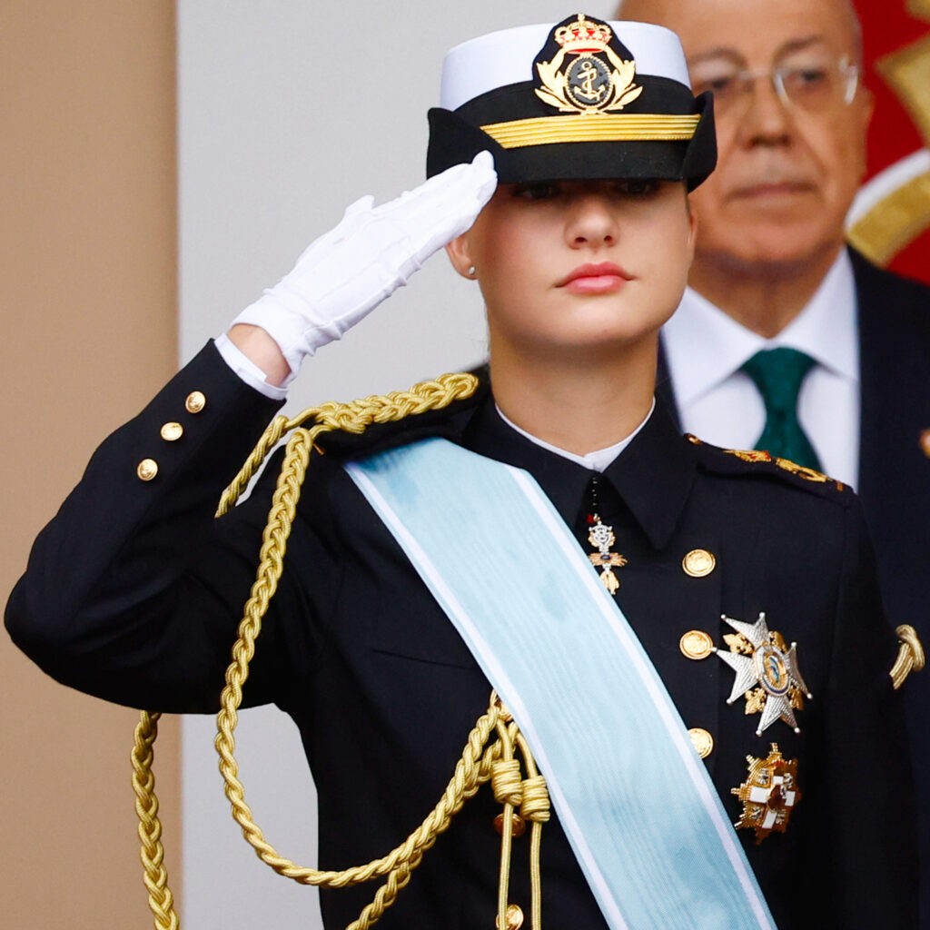 PHOTOS: Princess Leonor at the National Day Military Parade