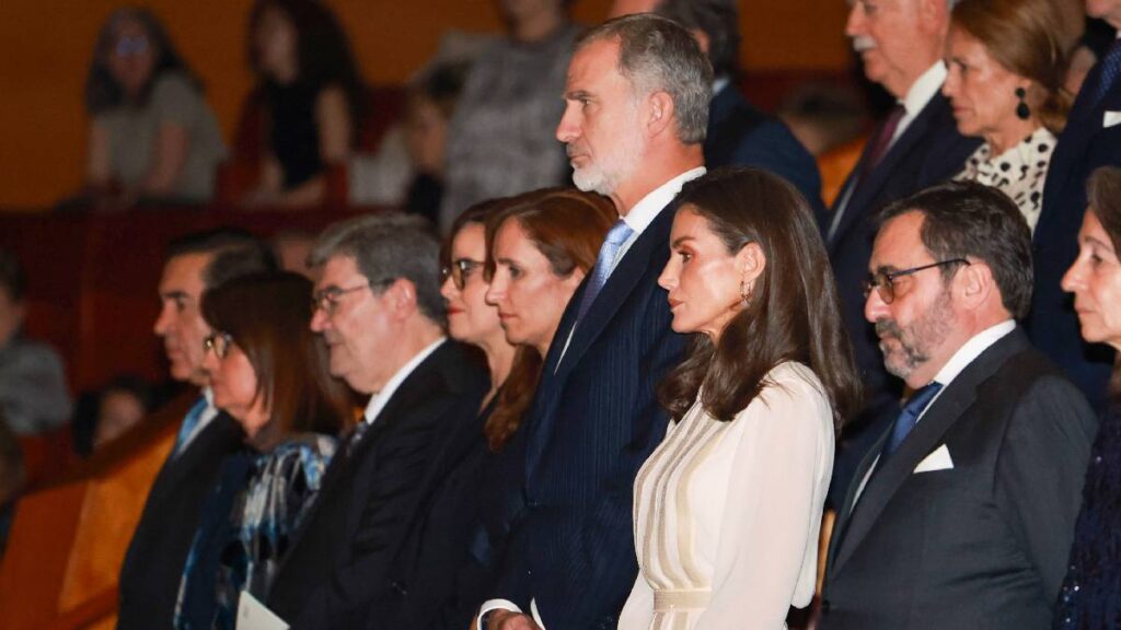 King Felipe and Queen Letizia at the Opera House
