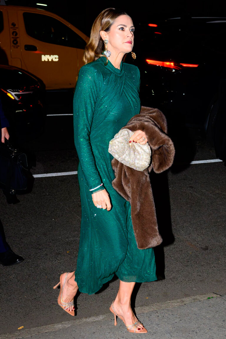 Princess Madeleine in a Green Dress by Self-Portrait