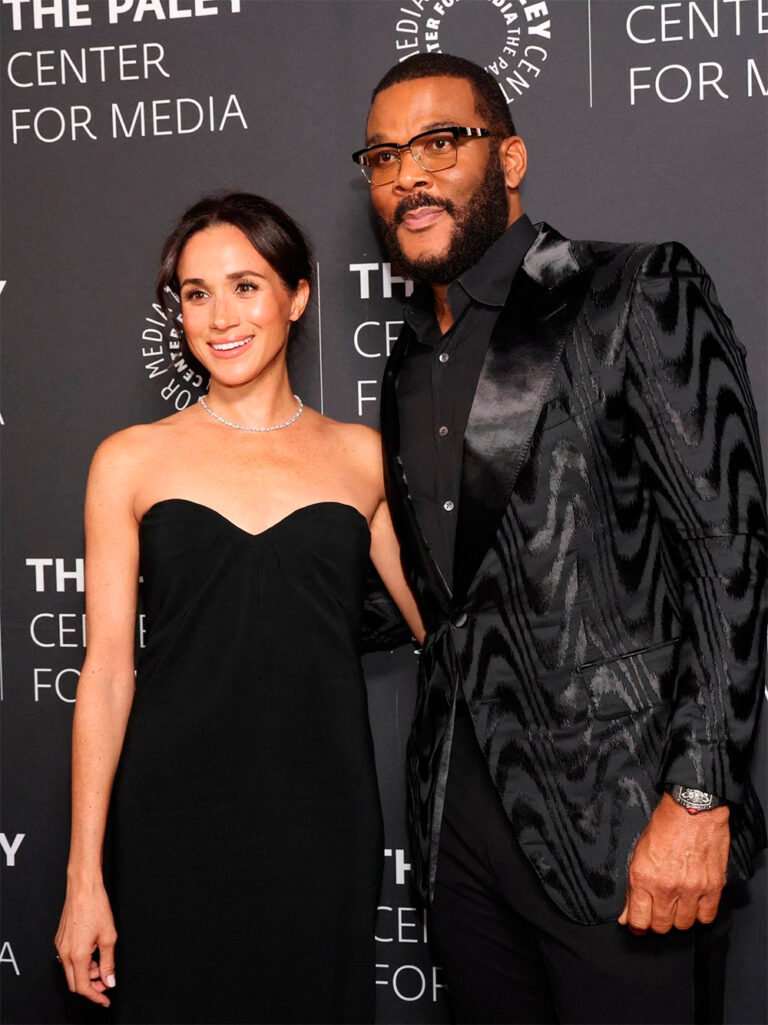 Meghan Markle and Tyler Perry at the Paley Honors Fall 2024