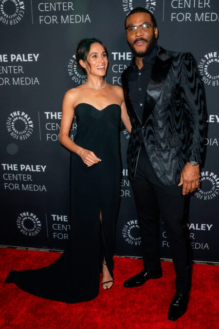 Meghan Markle and Tyler Perry at the Paley Honors Fall 2024