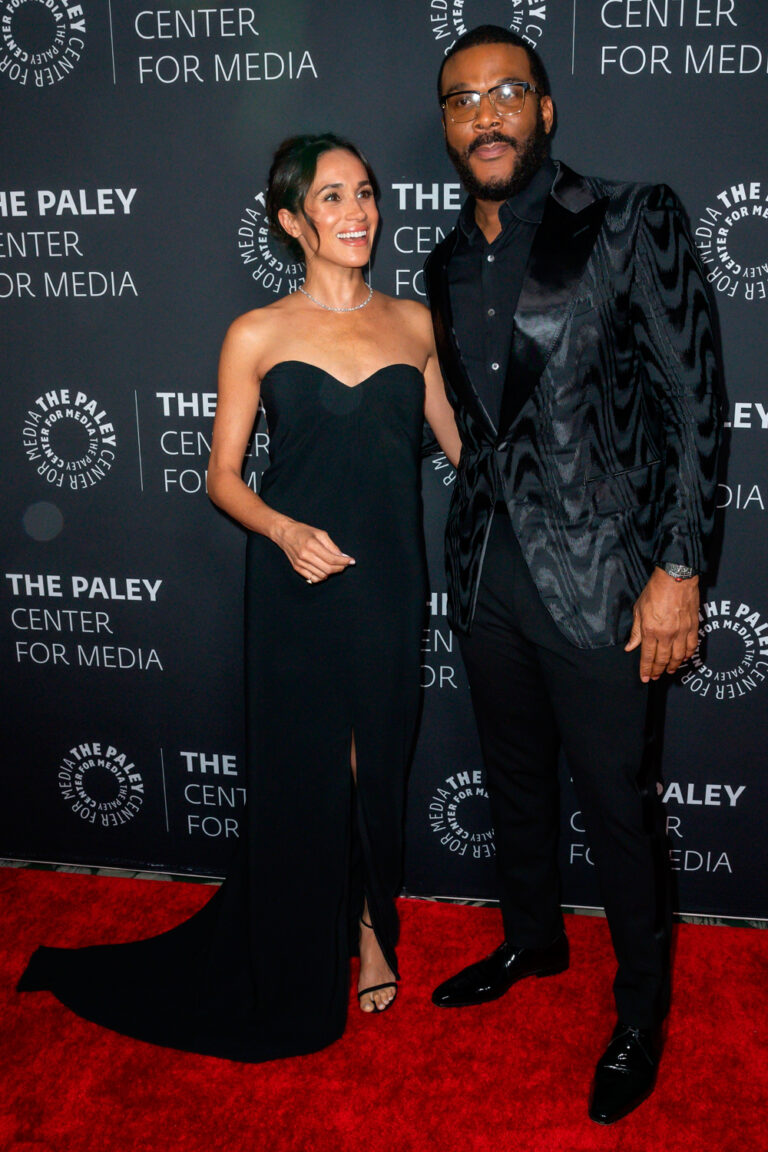 Meghan Markle and Tyler Perry at the Paley Honors Fall 2024