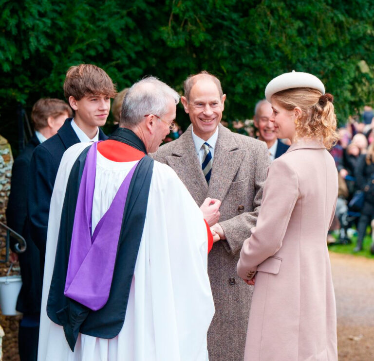James, Earl of Wessex at the Christmas Walk in Sandringham