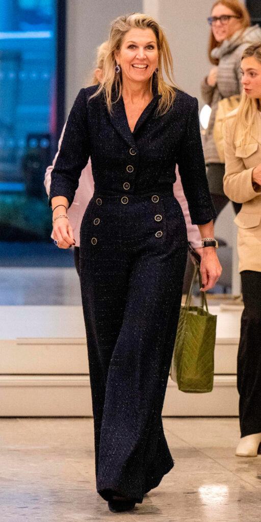 Queen Maxima's Tweed Outfit at World Bank Summit