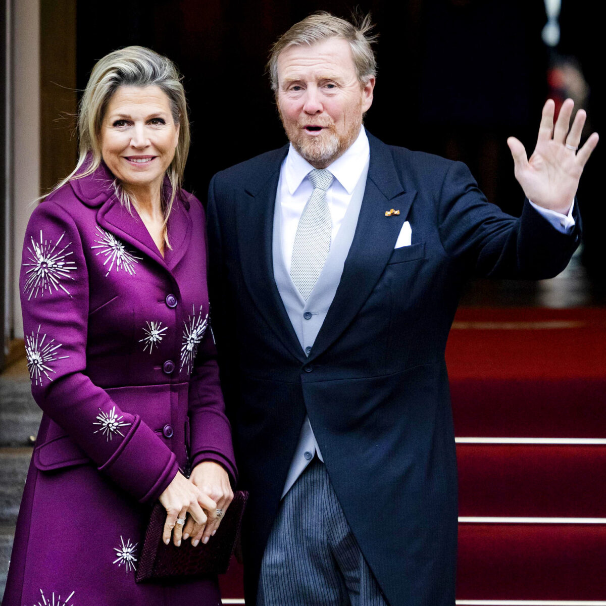 PHOTOS: Queen Maxima in Purple Outfit by Claes Iversen
