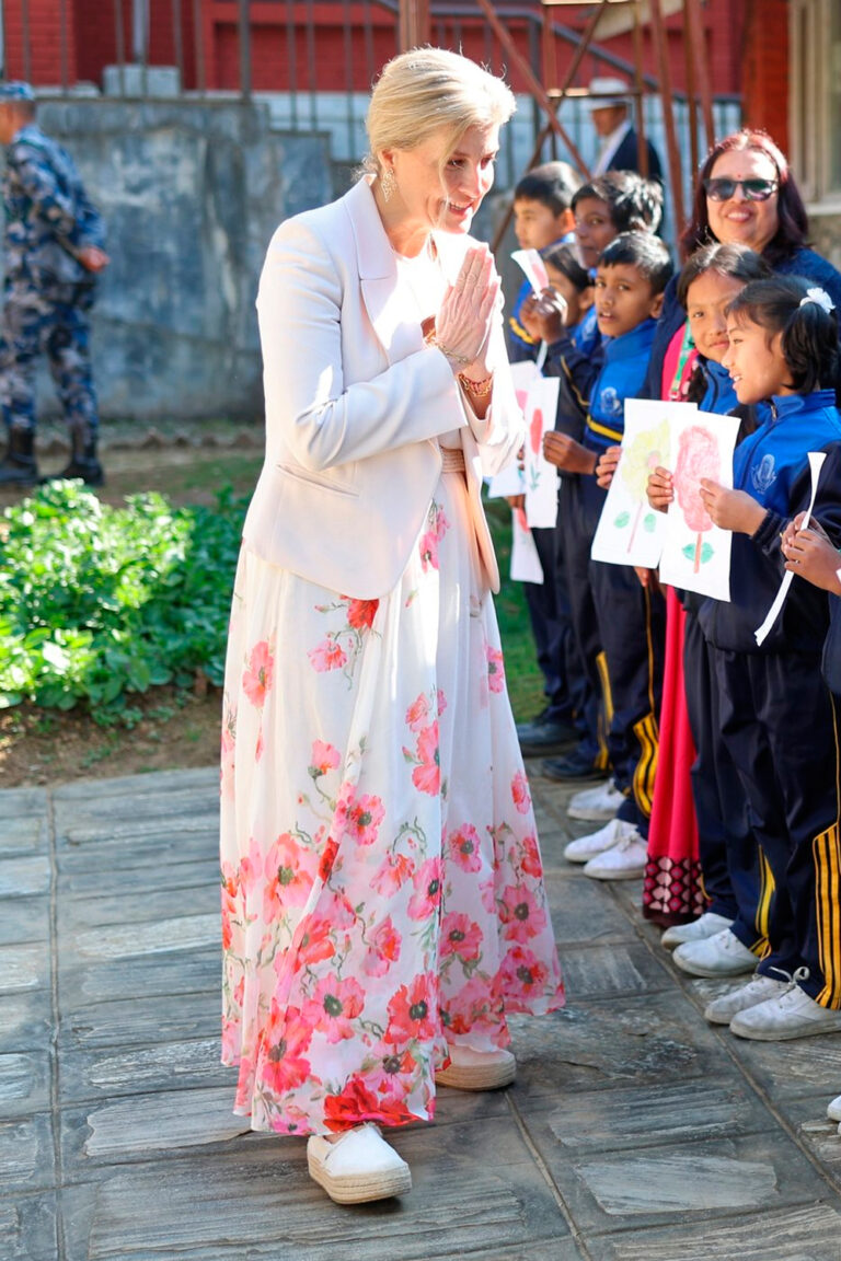 Duchess of Edinburgh's Chic Look in Chloé Blazer & Zimmermann Skirt