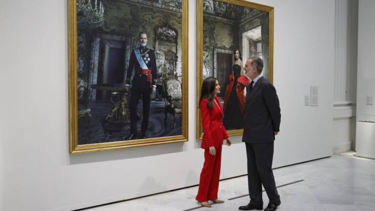 ALL DETAILS: Felipe and Letizia's reaction to their portraits