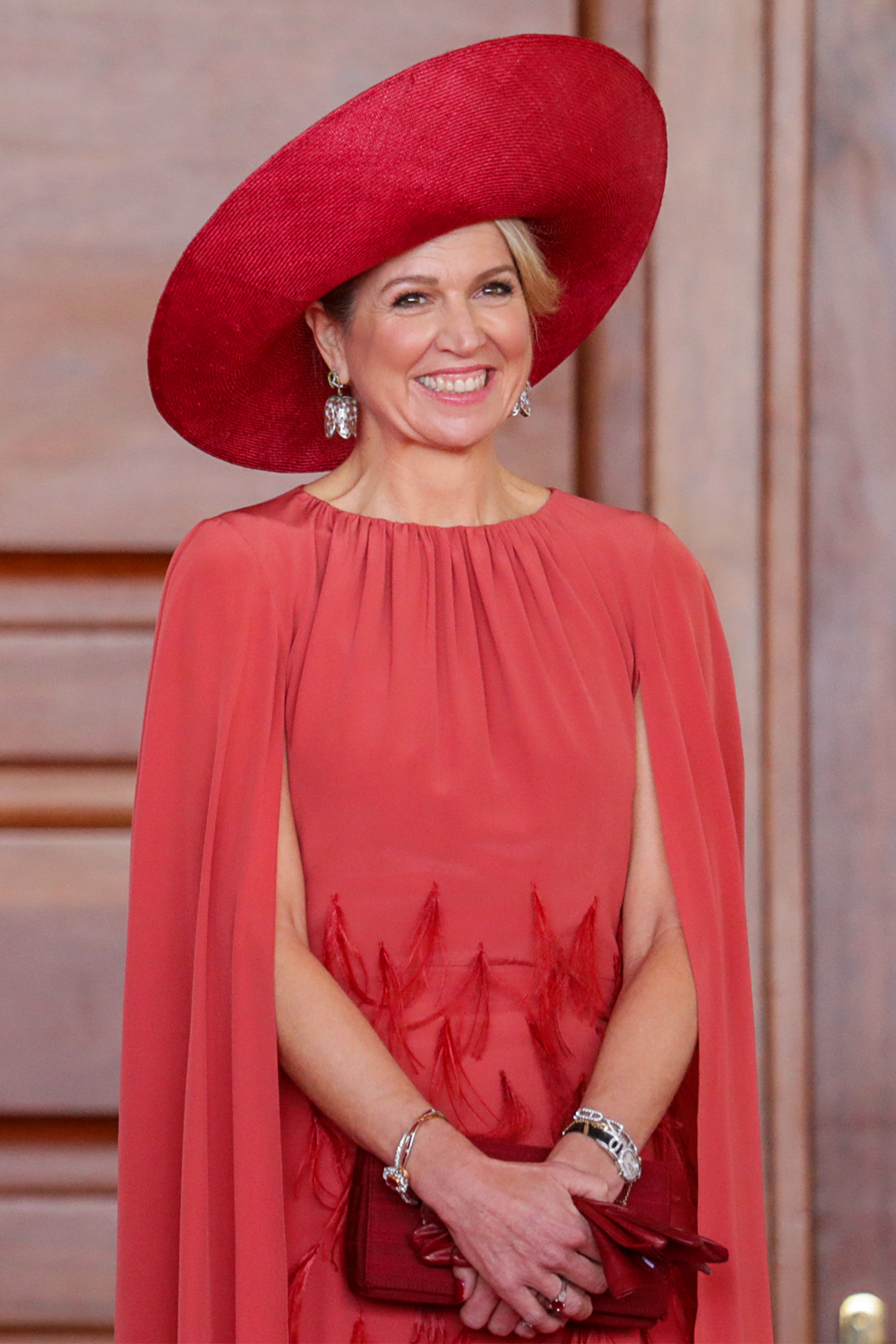 Queen Maxima Debuts a Cape Dress by Natan in Kenya