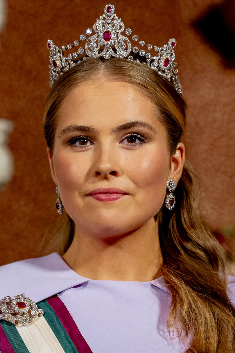 Princess Amalia's Style at the Sultan of Oman's State Dinner