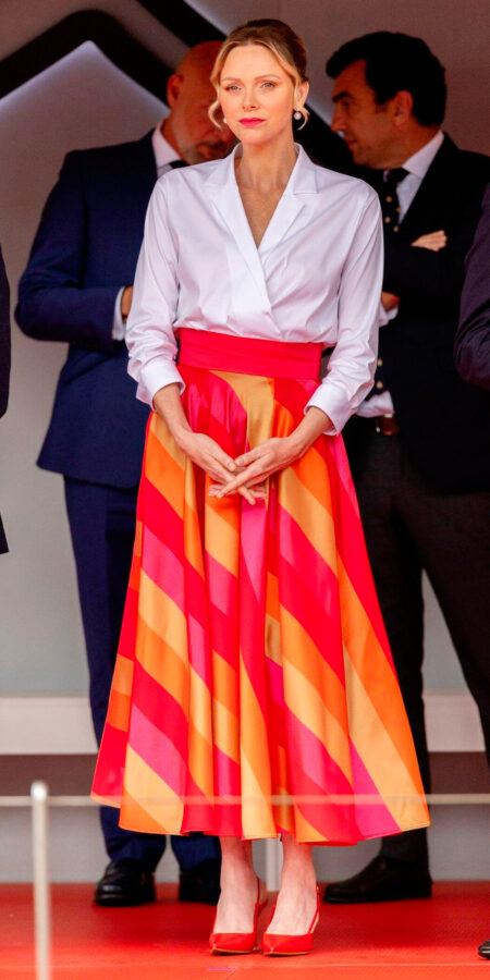 Charlene of Monaco's Style at the Formula E Grand Prix