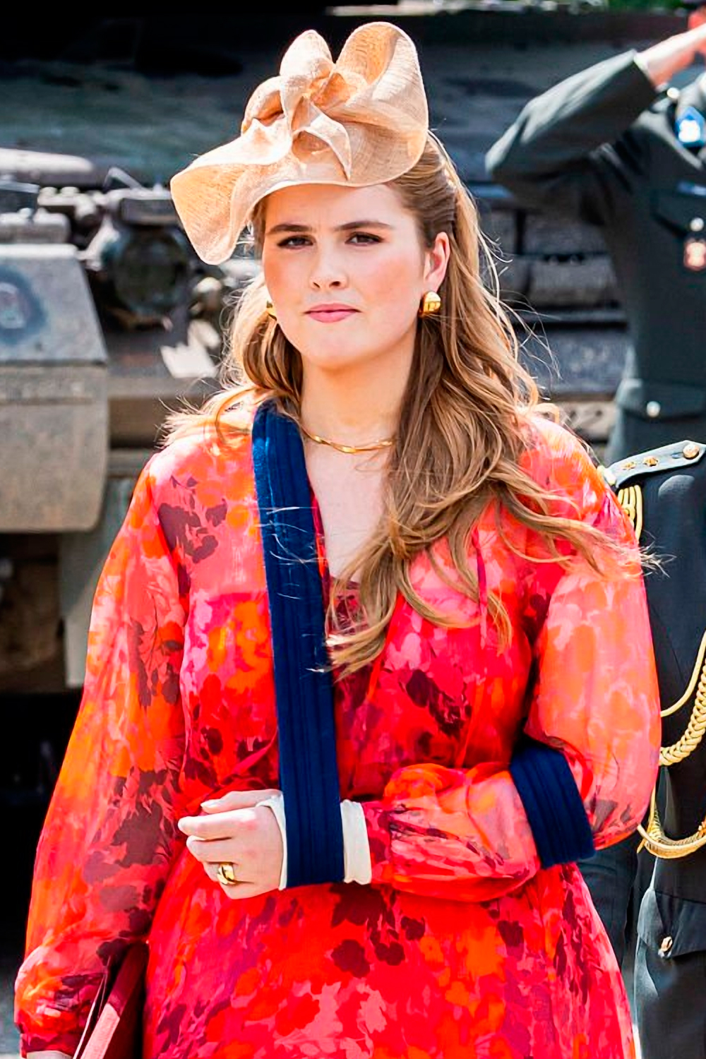 Princess Amalia Returns to Duty After Arm Surgery