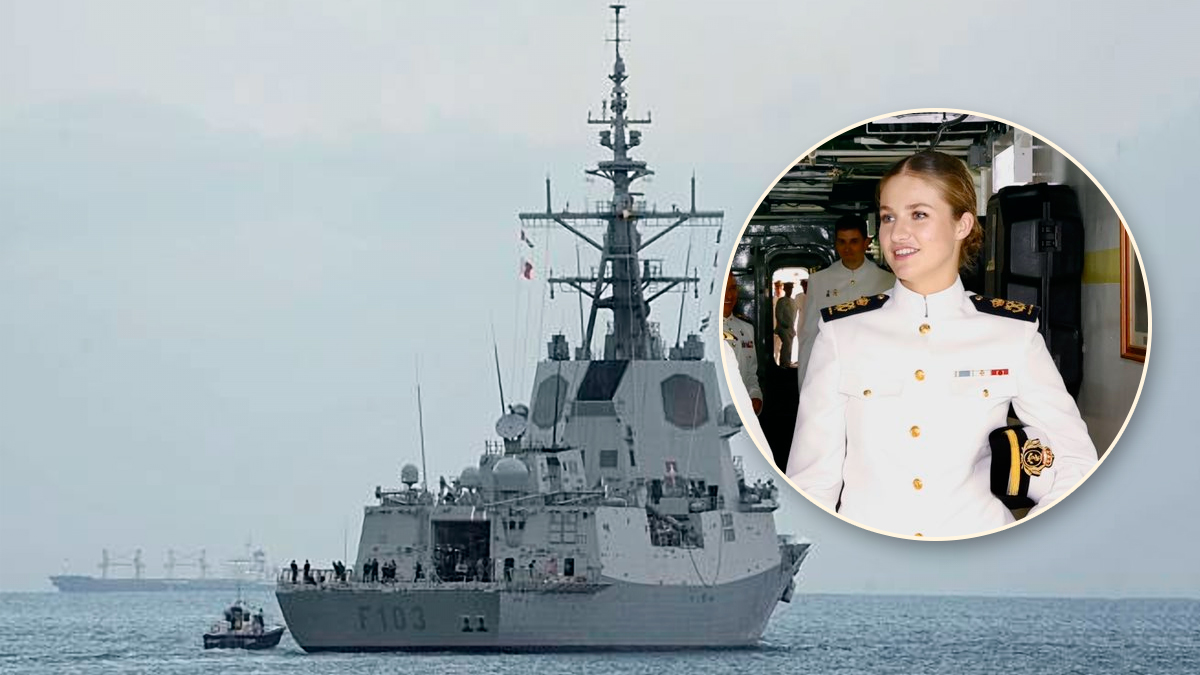 Princess Leonor Joins Real Naval Combat Exercise