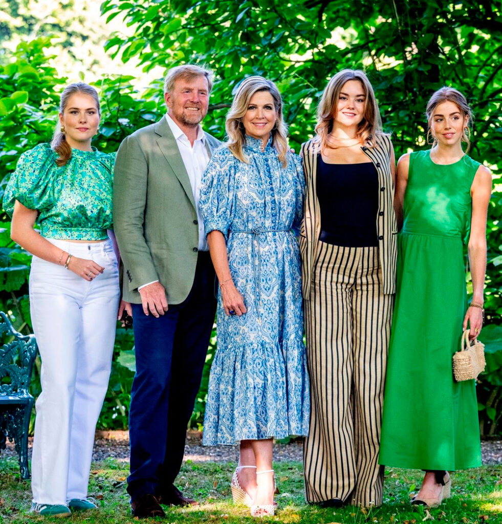 PHOTOS: Queen Maxima's summer style in a family portrait