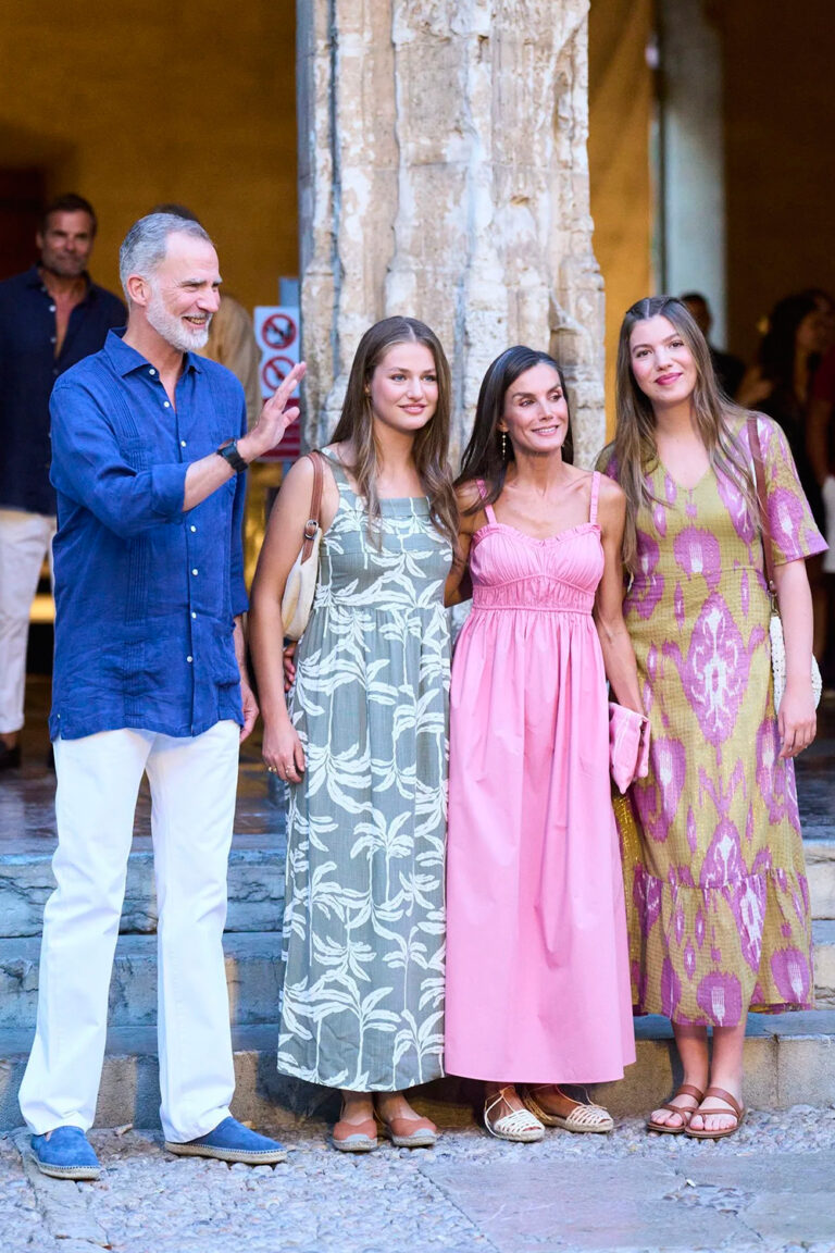 Spanish Royal Family Visits Miró Exhibit in Mallorca