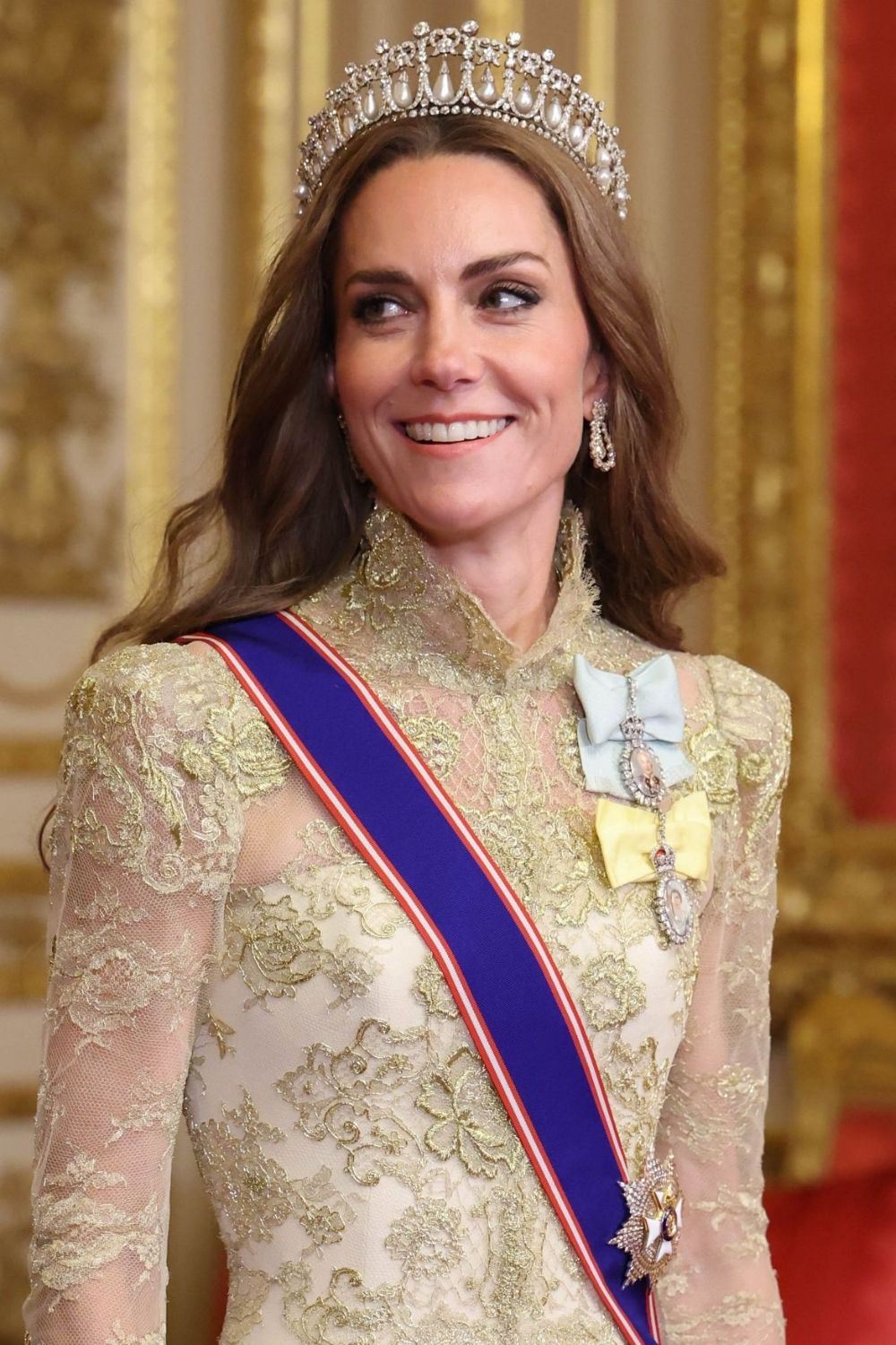 Kate Middleton's Style at State Banquet in Honor of Trump