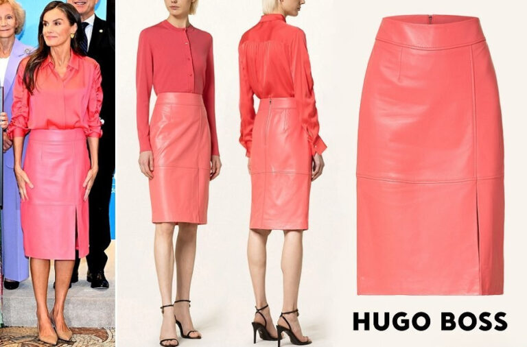 Royal Outfit Ideas: Queen Letizia's Coral Ensemble